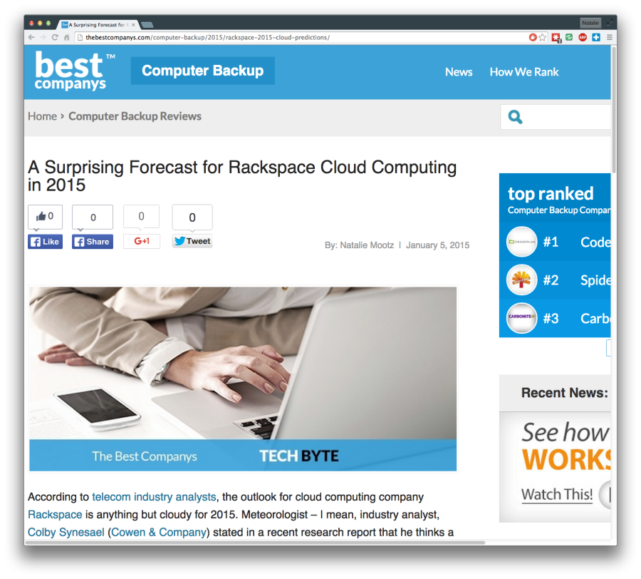 A Surprising Forecast for Rackspace Cloud Computing in 2015 - Natalie ...